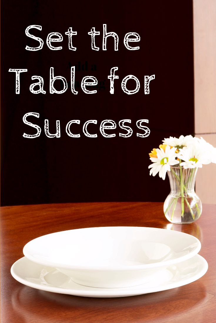 Set the table for Success | Connect Counseling Center